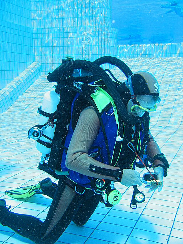 Mike Eitel rebreather start frame